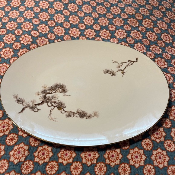 Sango | Dining | Larchmont By Sango Japan China Platter Pine Branch 6 X ...